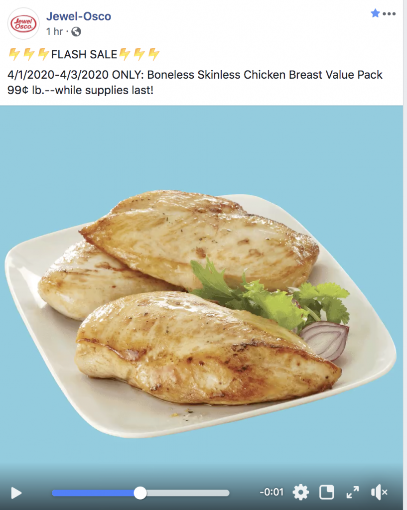 99 cent chicken breasts at Jewel - deranged.mederanged.me